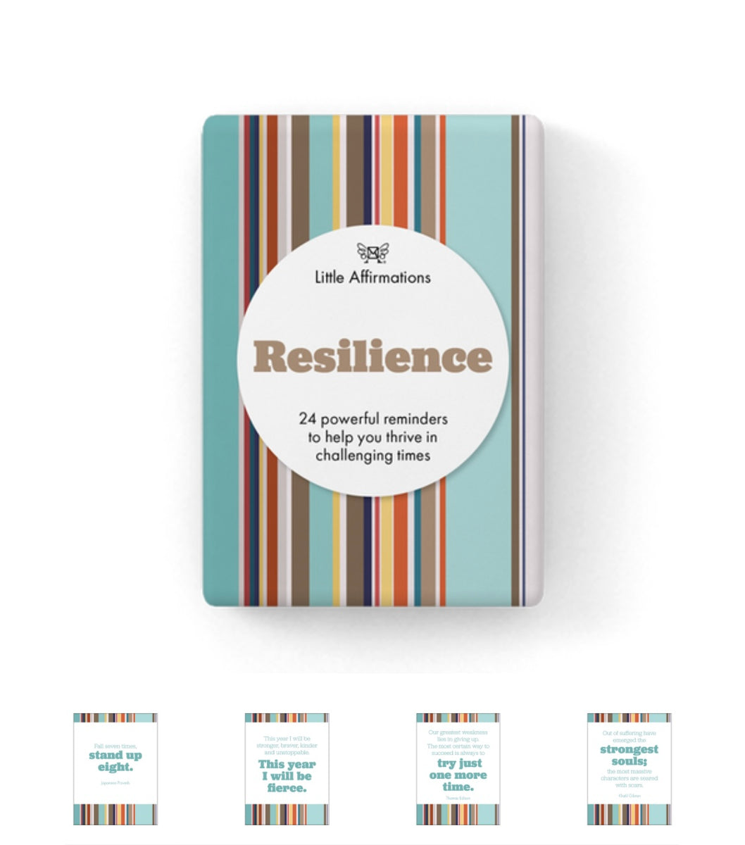 Resilience Affirmation Cards + Stand – Rainbow Runner Hamilton