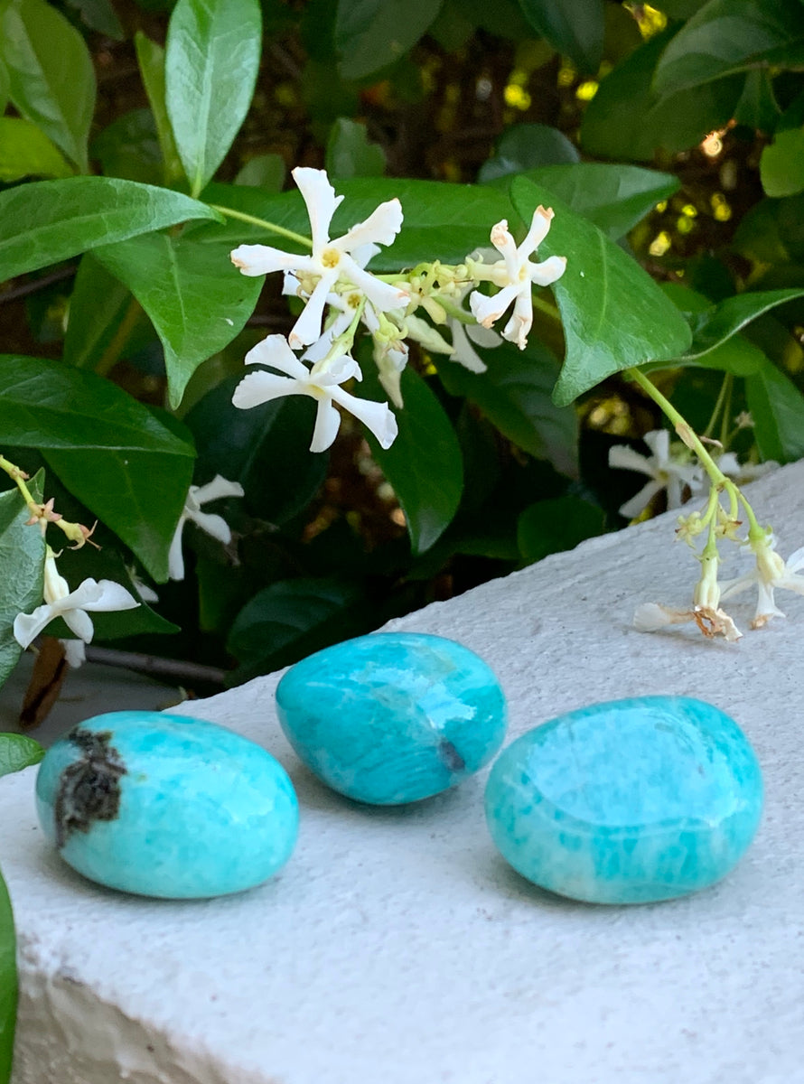 Amazonite Tumblestone – Rainbow Runner Hamilton